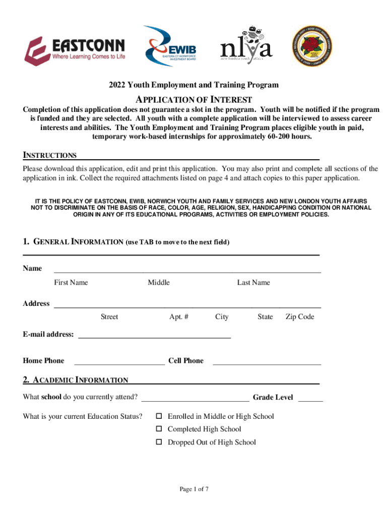 Fillable Online application.nycsyep.comPagesDocumentLibrary2022 Summer ...