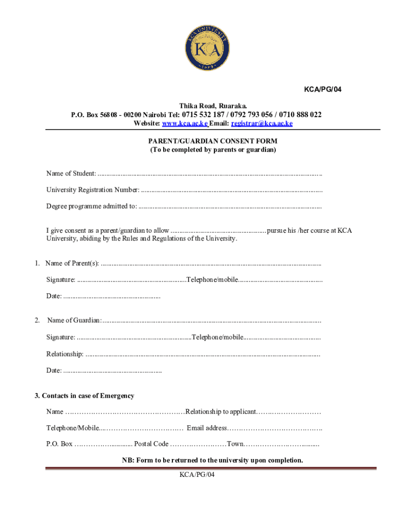 Fillable Online Medical-examination-form-KCA.MED.03.pdf - KCA/MED/04 ...