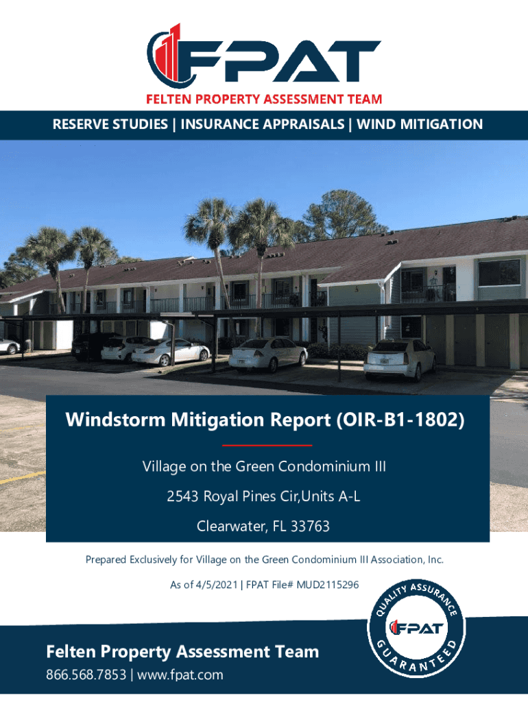 Fillable Online What's a Windstorm Mitigation Inspection?Kin ...