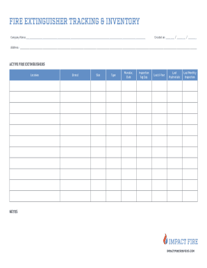 Fillable Online Fire Extinguisher Inspection ChecklistDownload PDF ...