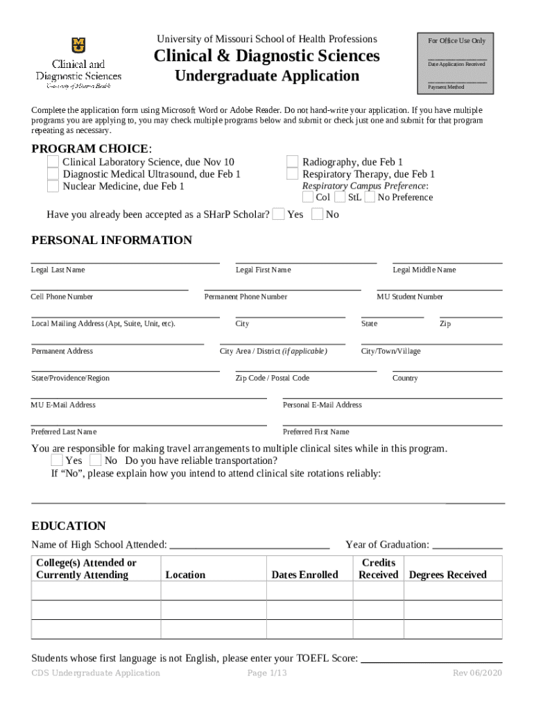 healthprofessions.missouri.educlinical-andClinical and Diagnostic ...