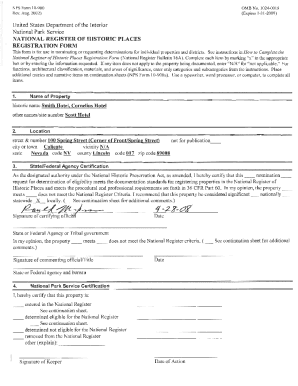 Fillable Online shpo.nv.gov uploads documentsInstructions for ...