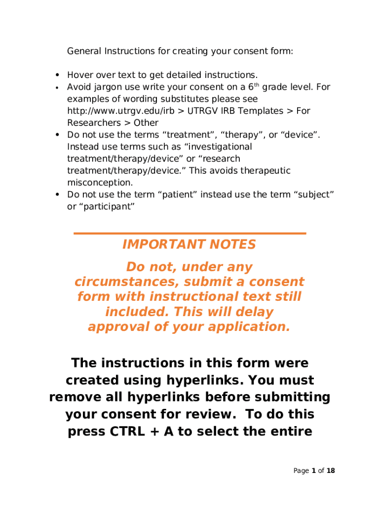 Ined Consent Guidelines & TemplatesResearch EthicsIned Consent ...