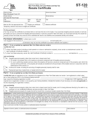 Fillable Online tax.ny.govpdfcurrentformsForm ST-120.1 Contractor ...