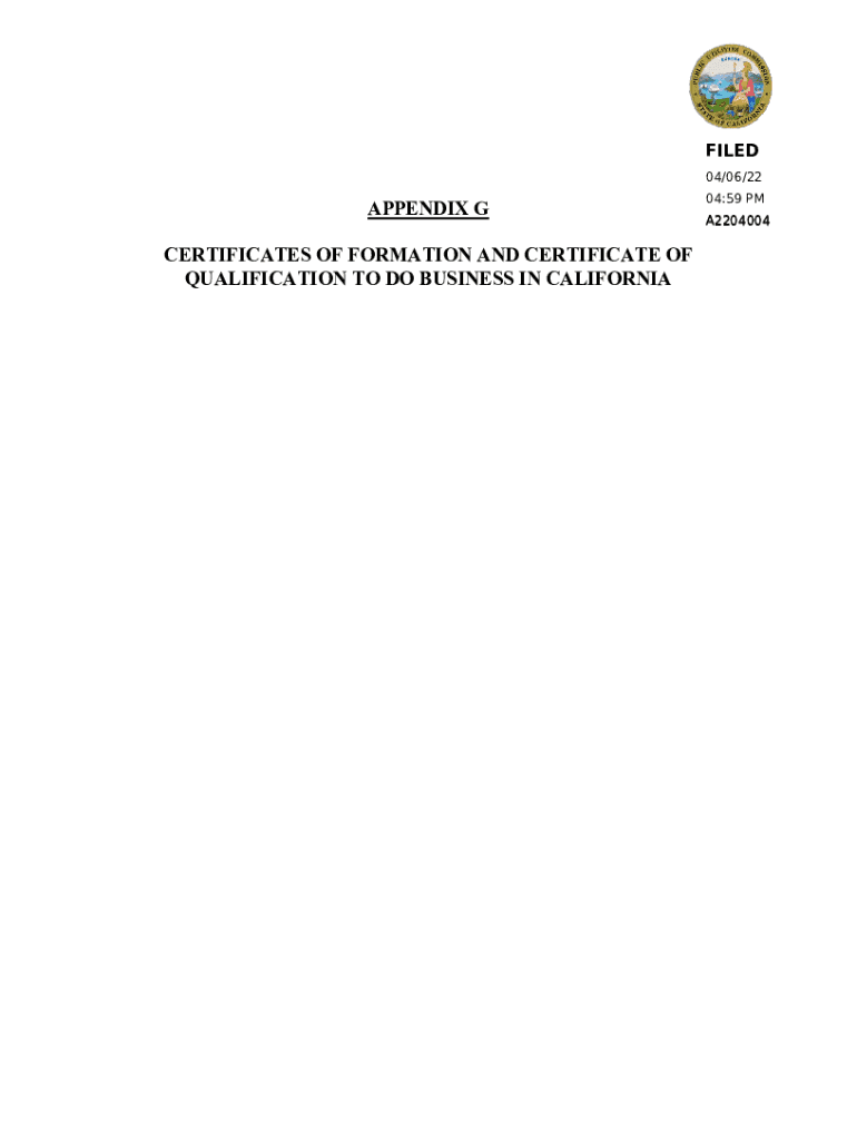 Fillable Online docs cpuc ca www.lawinsider.comclausecertificate ...