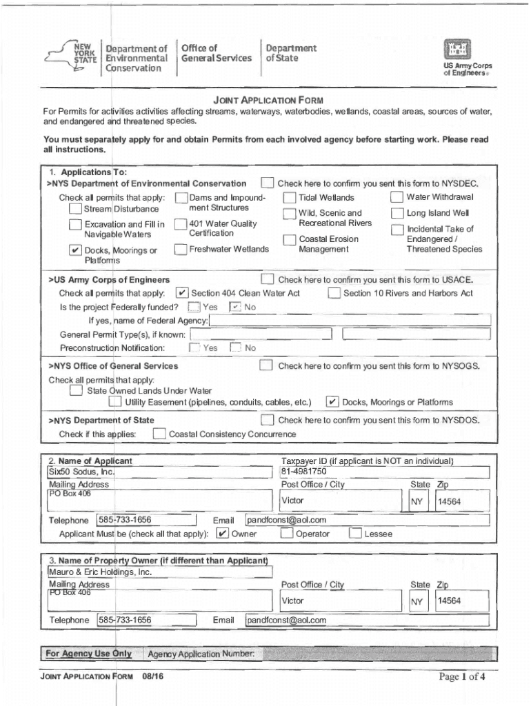 Fillable Online dos ny azdeq.govcwa-section-401-application-form ...