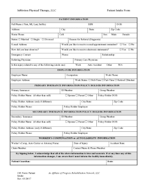 Fillable Online www.coursehero.comfile89413811Physical Therapy Patient ...