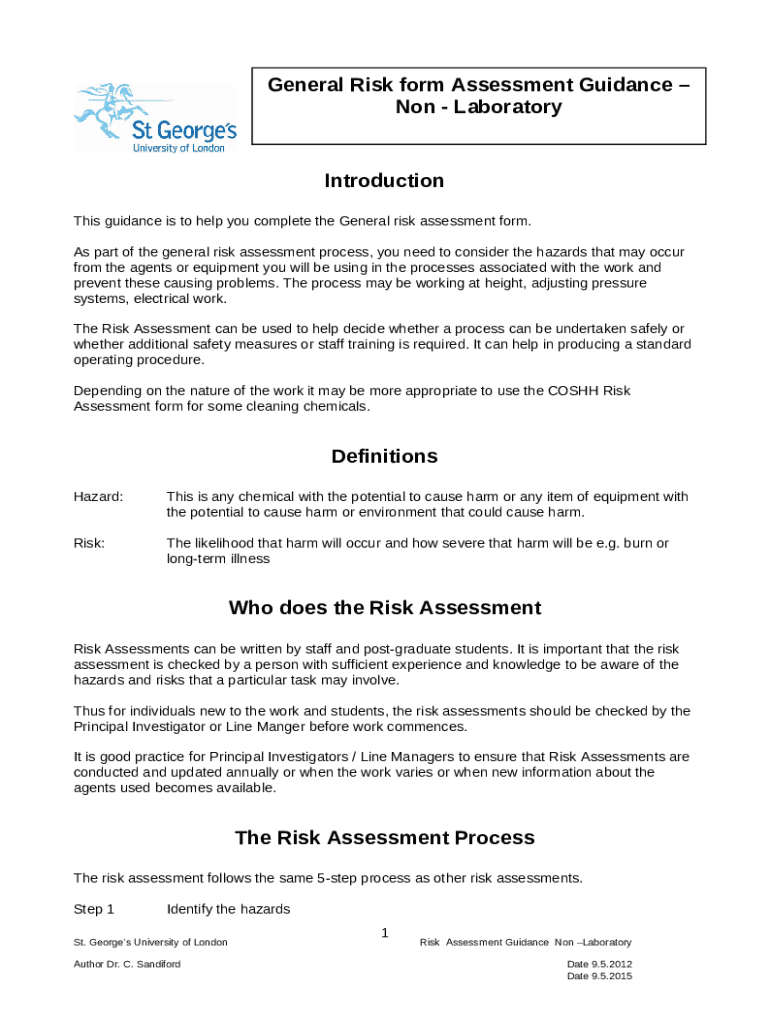 www.docats.comrisk-assessment-Risk Assessment Template - 40+ Examples ...