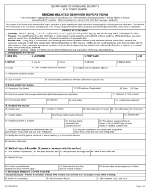 Fillable Online SUICIDE-RELATED BEHAVIOR REPORT FORM Fax Email Print ...
