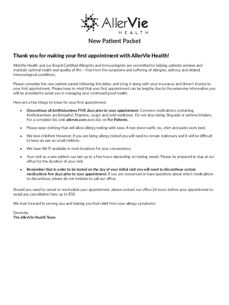 Fillable Online Thank you for submitting your New Patient Packet!Karner ... Fax Email Print ...