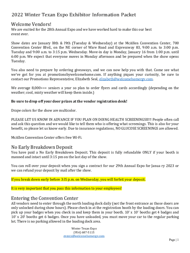 Fillable Online Winter Texan of the Week - Welcome Home RGV Fax Email ...