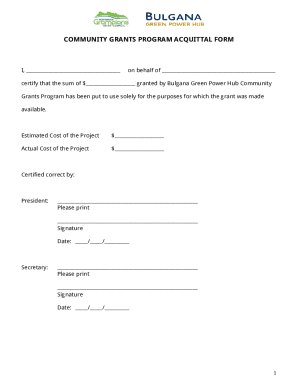 Fillable Online Community Grants - Community Foundation for the CSRACommunity Grants ...