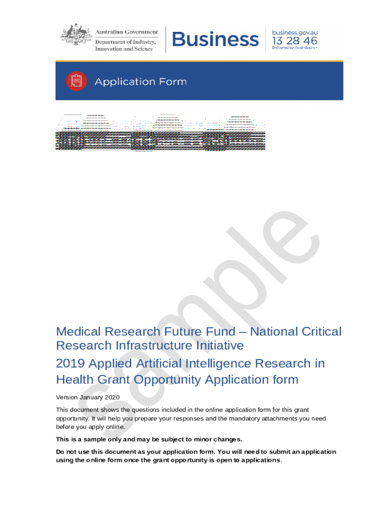 Medical Research Future Fund - National Critical Research ...