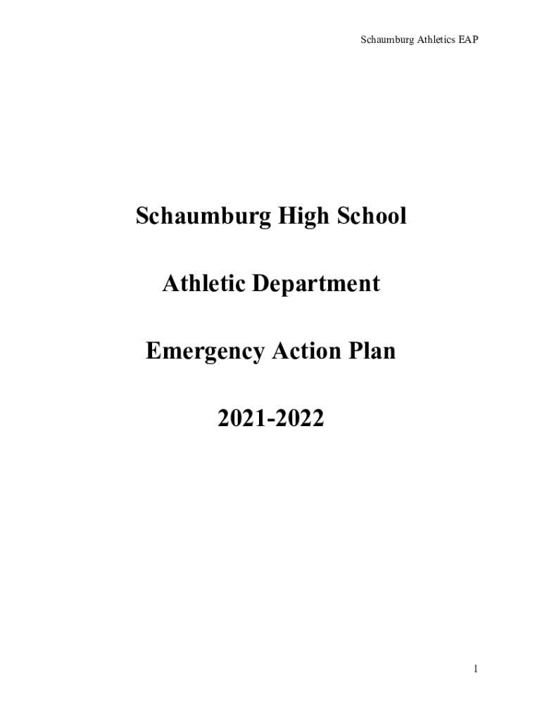 Fillable Online adc d211 adc.d211.orgcmslibSchaumburg High School Athletic Department Emergency ...