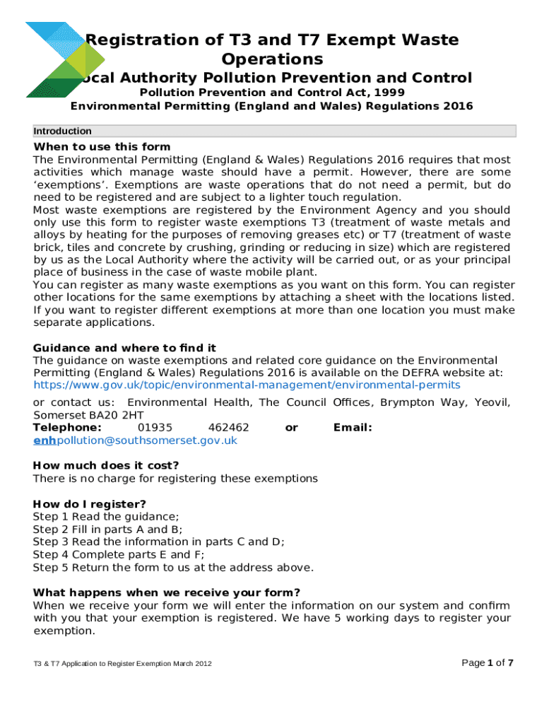 Environmental permitting guidance: Core guidance - GOV.UKThe ...