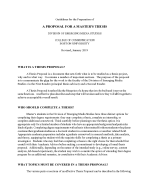 Fillable Online Writing a Master's Thesis or Dissertation ...