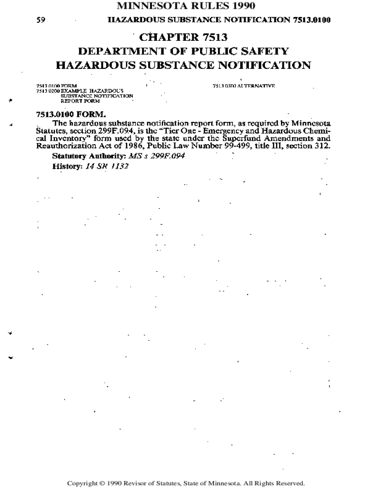 Fillable Online www.revisor.mn.govrules7513CHAPTER 7513 DEPARTMENT OF ...