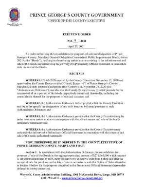 Fillable Online Wayne K. Curry Administration Building, 1301 McCormick ...