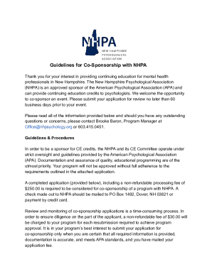 Fillable Online www.nhmafoundation.orgstarting-a-new-nhpaStarting a New ...