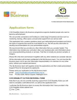 Fillable Online My Business - Application Form Fax Email Print - pdfFiller