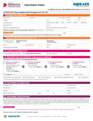 Fillable Online www.pdffiller.com521934983--Fillable-OnlineGet the free Online INGREZZA ...