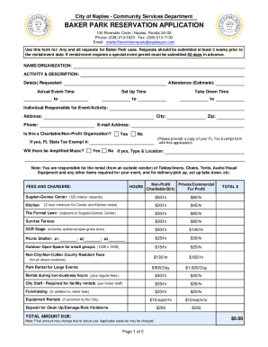 Fillable Online Barge Services for Naples, Florida - Naples Barge Fax Email Print - pdfFiller