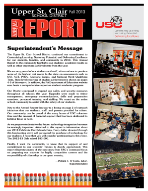 Fillable Online www.uscsd.k12.pa.usDomain1Upper St. Clair School ...