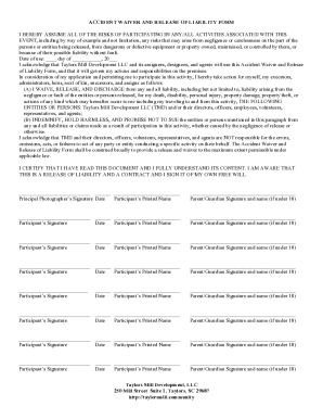 Fillable Online waiver.smartwaiver.comw612baeb1ec54cACCIDENT WAIVER AND RELEASE OF LIABILITY ...