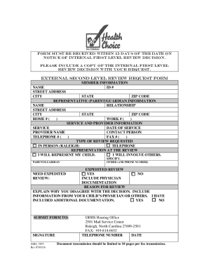 Fillable Online DMA5073-ia.pdf. NC Health Choice - External Second ...