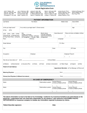 Fillable Online www.signnow.com fill-and-sign-pdf-form 19558Patient Registration Form - Fill Out ...