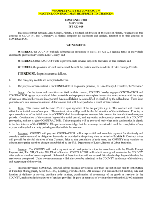 Fillable Online coloradosprings.govsitesdefaultSAMPLE CONTRACT TEMPLATE ...