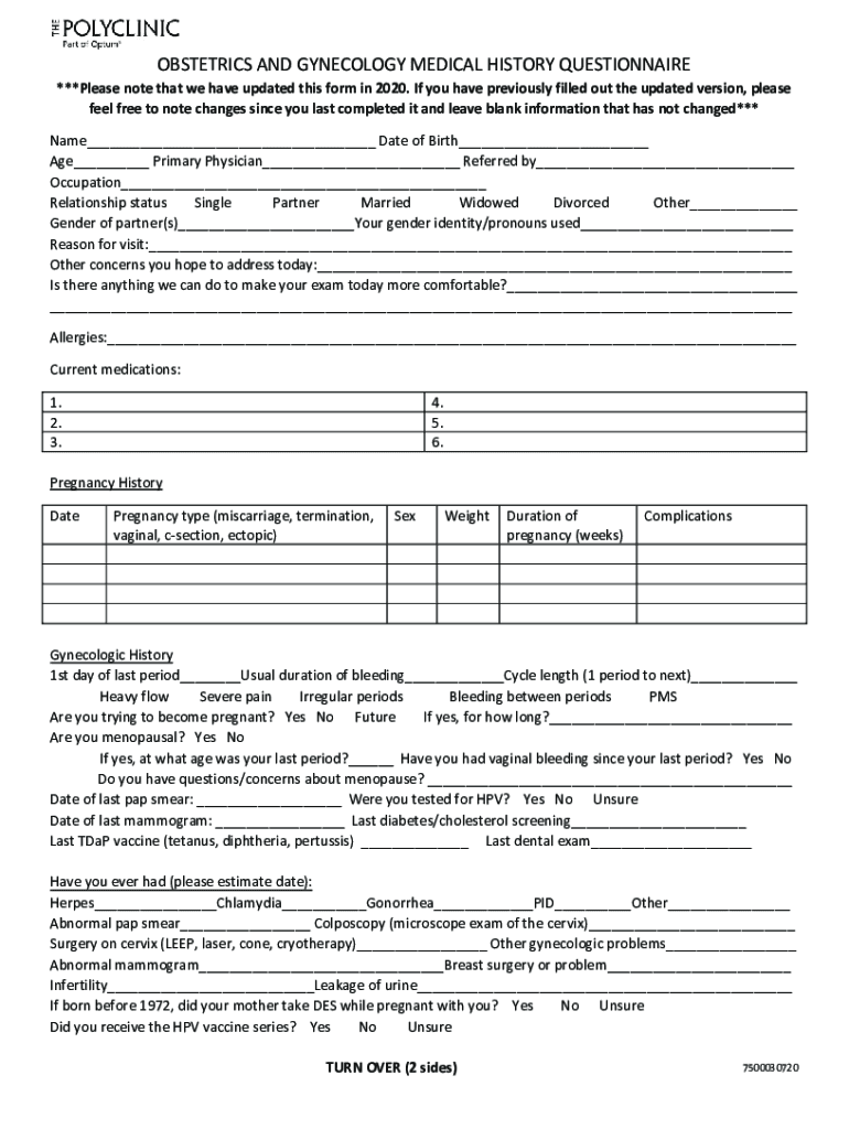 Fillable Online ufhealthjax.orgformsobgyn-new-patient-questNew Patient ...