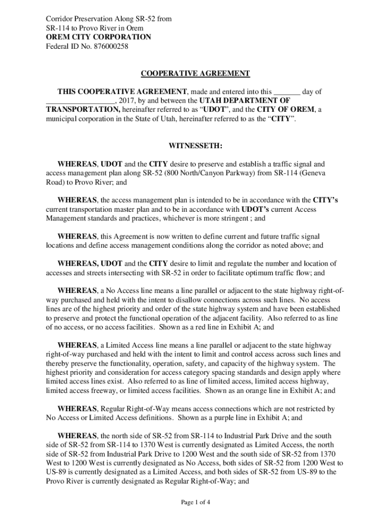 Fillable Online www.utah.govpmnfilesProvo Corridor Preservation Request ...