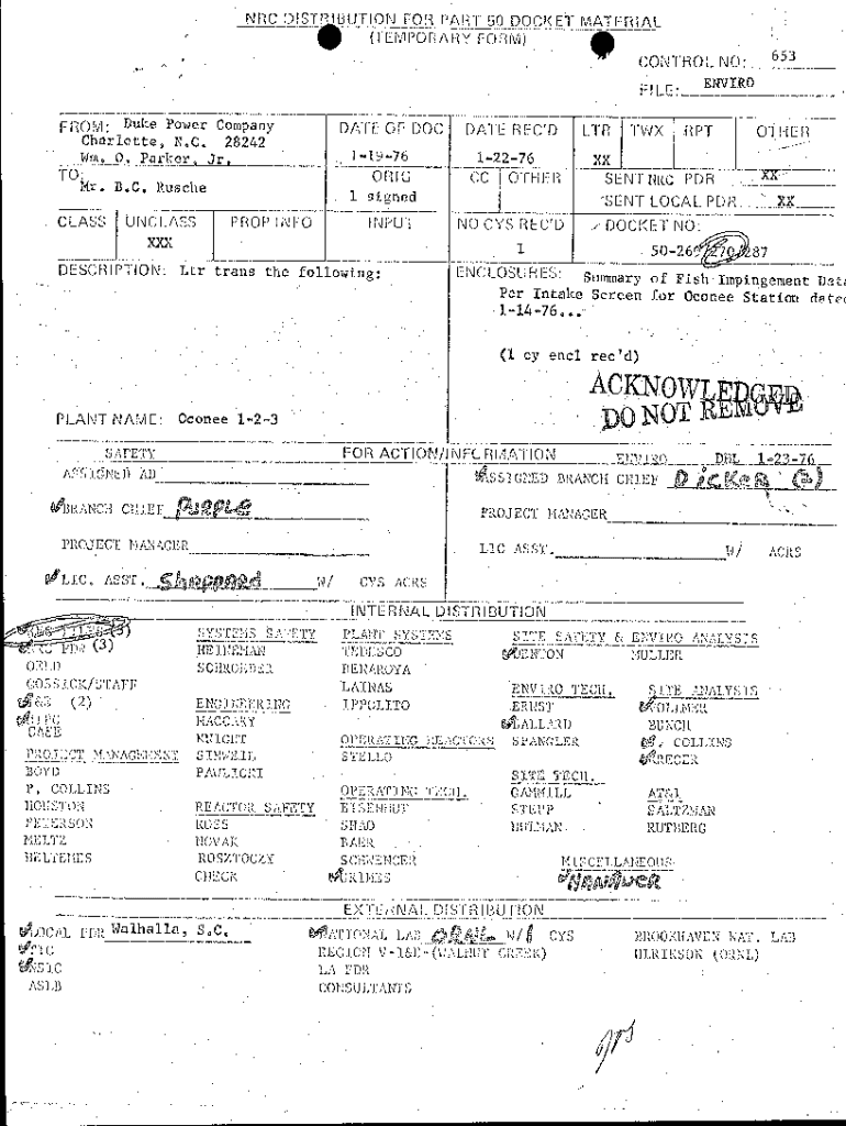 Fillable Online www.nrc.govdocsML1603NRC DISTRIBUTION FOR PART 50 ...