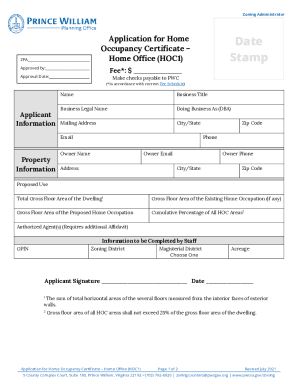 Fillable Online Certificate of Occupancy and Zoning Sample ClausesLaw ...