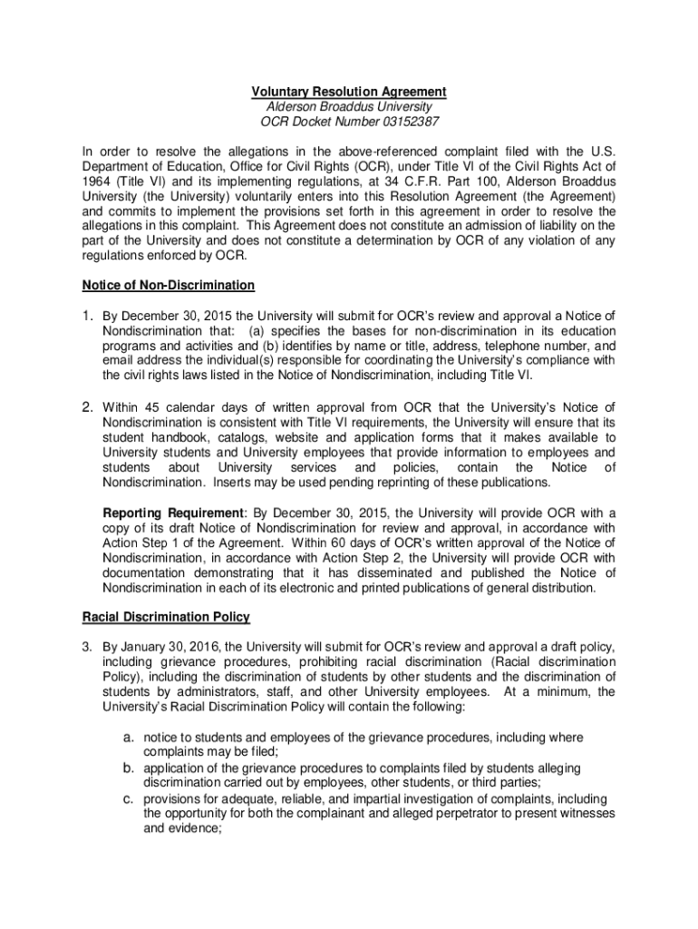 Fillable Online www2 ed Alderson Broaddus University (PDF). Resolution ...