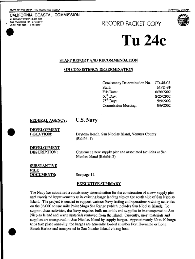 Fillable Online documents coastal ca documents.coastal.ca.gov reports 200245 SAN VOICE AND TOO ...