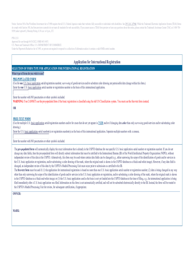 Fillable Online www.uspto.govTM-TEAS-Section-7-RequestSection 7 Request ...