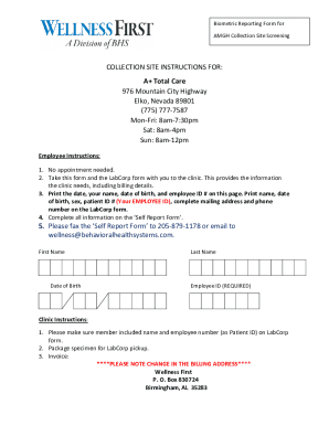 Fillable Online cocodoc.comform112311316--Biometric-ReportingBiometric ...