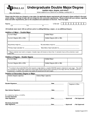 Fillable Online Undergraduate Fax Email Print - pdfFiller