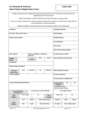 Fillable Online New Patient Registration Form.doc - Dr McCarthy Partners ... Fax Email Print ...