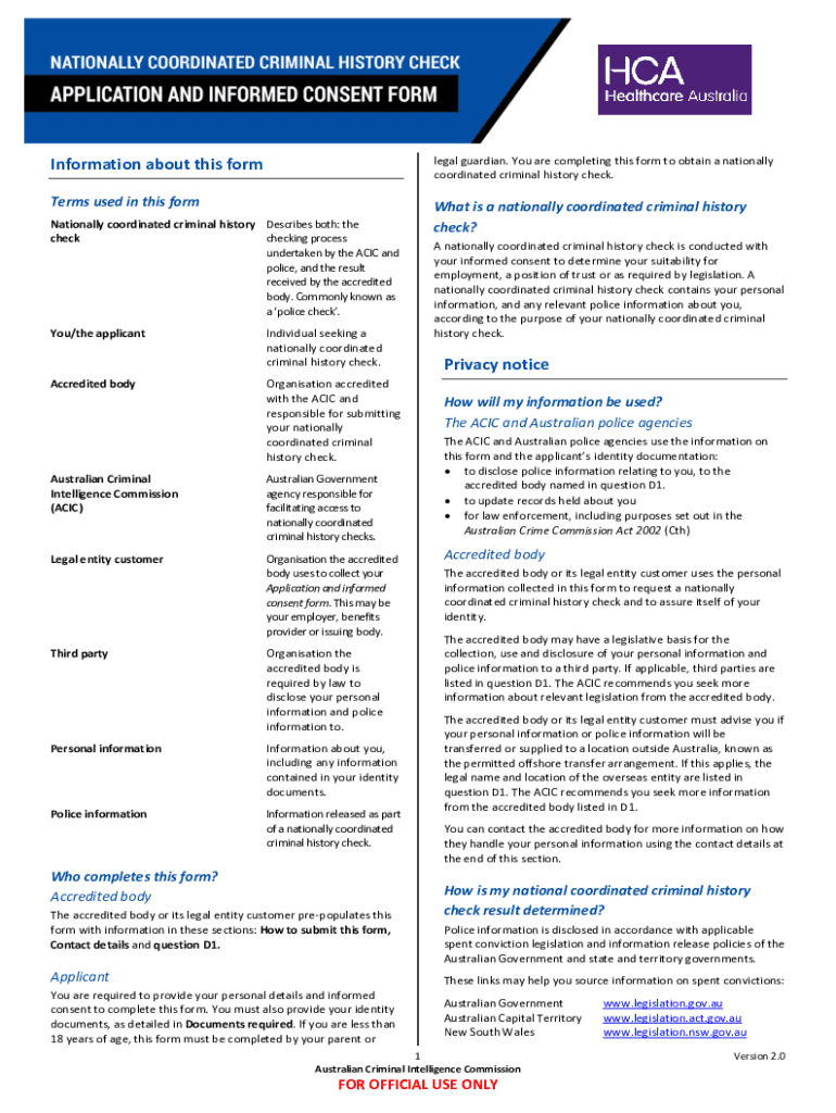 Fillable Online APPLICATION AND INFORMED CONSENT FORM Fax Email Print ...