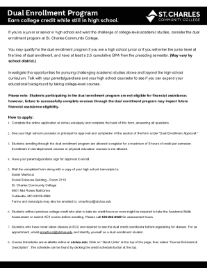 Fillable Online 20-0331-ENR-Dual Enrollment form Fax Email Print ...