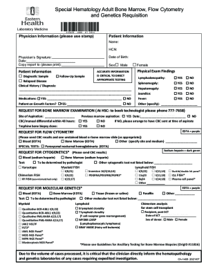 Fillable Online Flow cytometry in the bone marrow staging of ...
