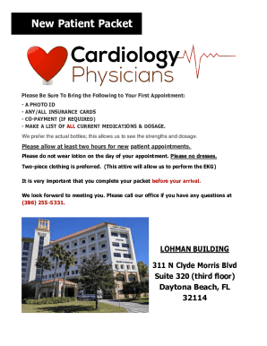 Fillable Online Fillable Online New Patient Form - Cardiology ...