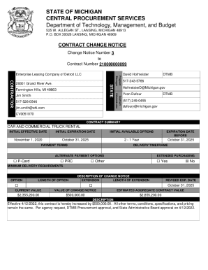 Fillable Online Contract Number 210000000099 Fax Email Print - pdfFiller