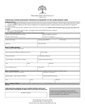 Fillable Online GED request form Fax Email Print - pdfFiller