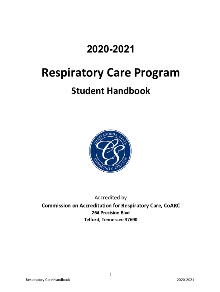 Fillable Online coarc.comCommission on Accreditation for Respiratory ...