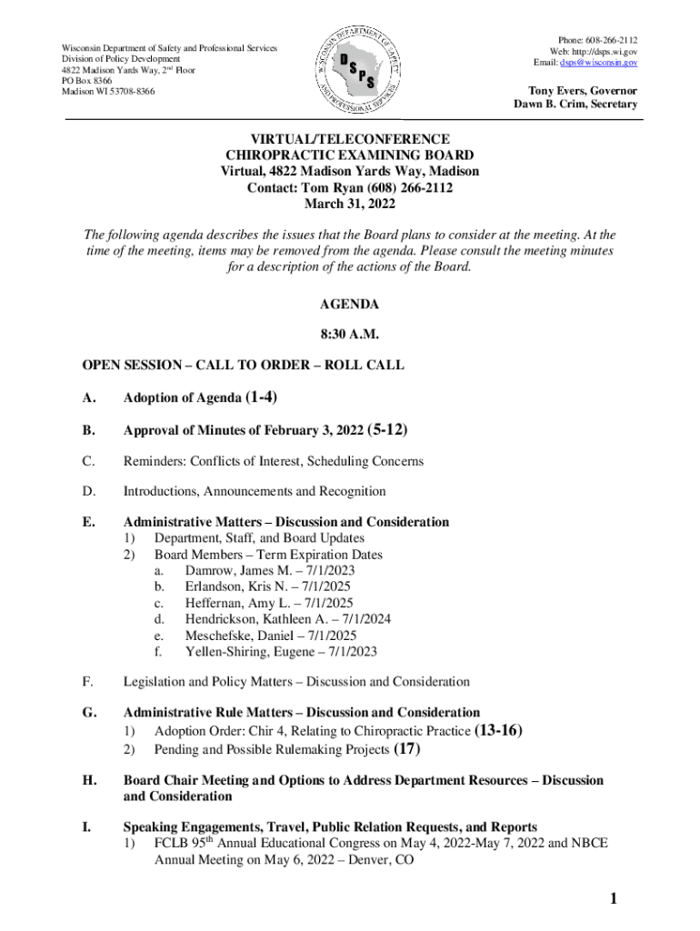 Fillable Online dsps wi dsps.wi.gov Documents BoardCouncils(1-4) (5-12) - dsps.wi.gov Fax Email ...