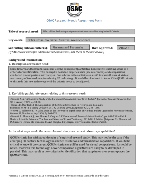 Fillable Online OSAC Research Needs Assessment Form Fax Email Print - pdfFiller